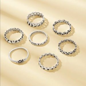 Jewelry | Melanie 7 Pc Ring Set | Poshmark